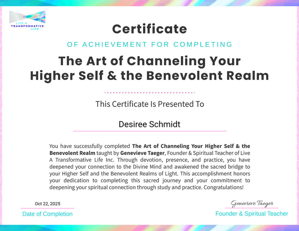The Art of Channeling Your Higher Self & the Benevolent Beings | Live A ...